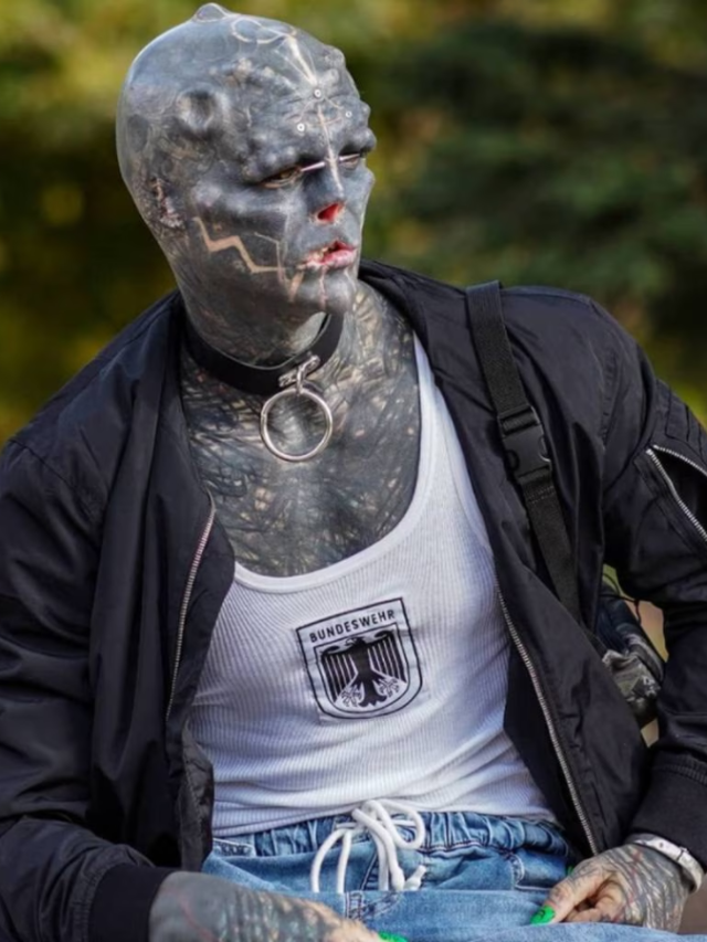 Homem passa por modificações corporais extremas para se tornar "alien ...