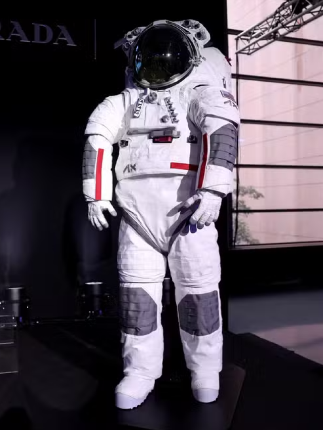 Prada revela design do traje espacial que a Nasa usará na volta à Lua ...